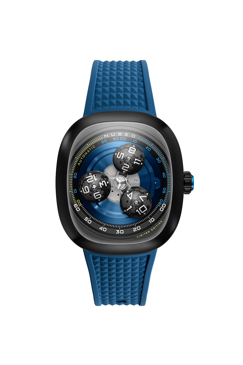 Planetary Blue | Tri-star Orbit Automatic Limited Edition – Nubeo Watches