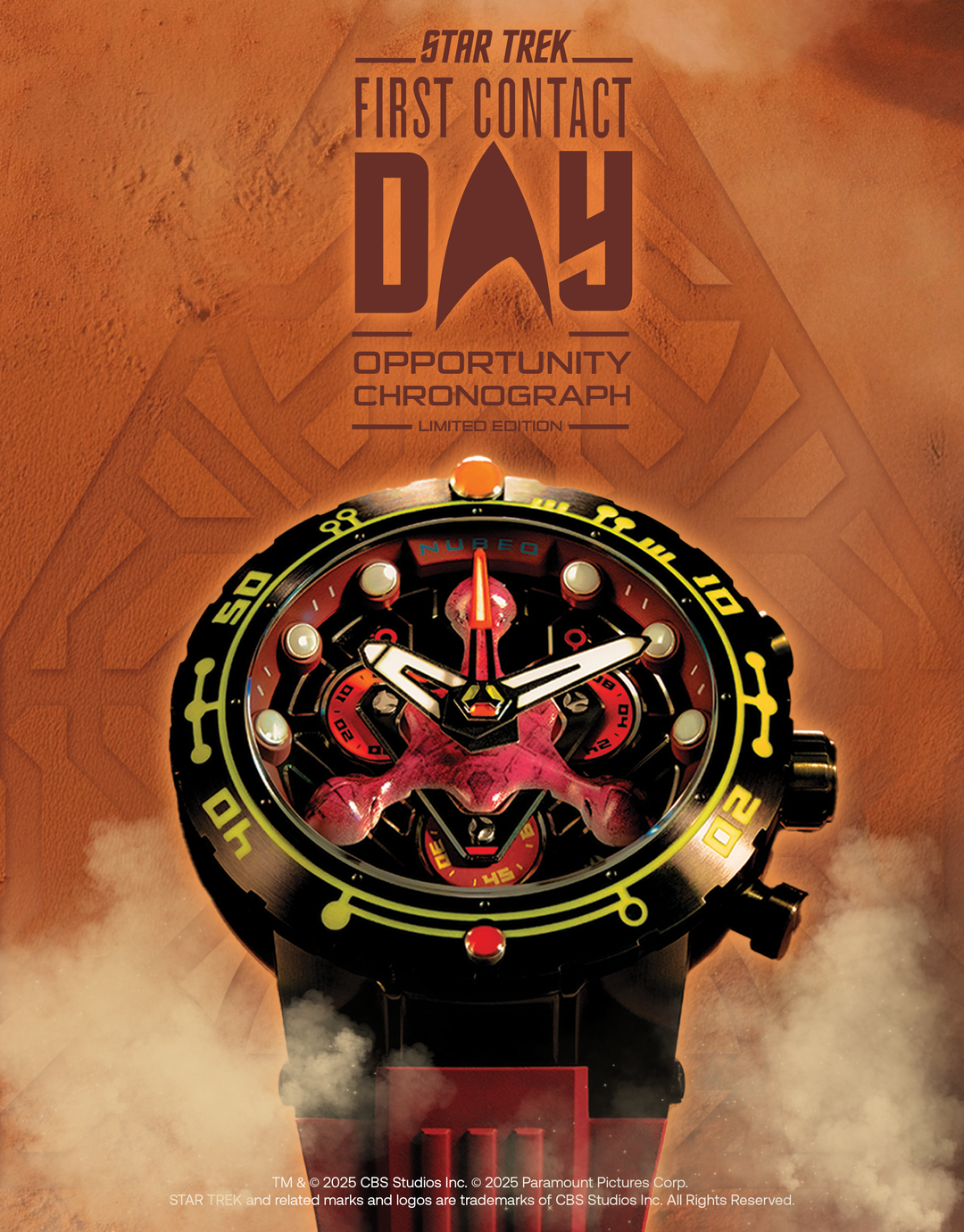 Opportunity Chronograph Star Trek First Contact Day Limited Edition NB ...