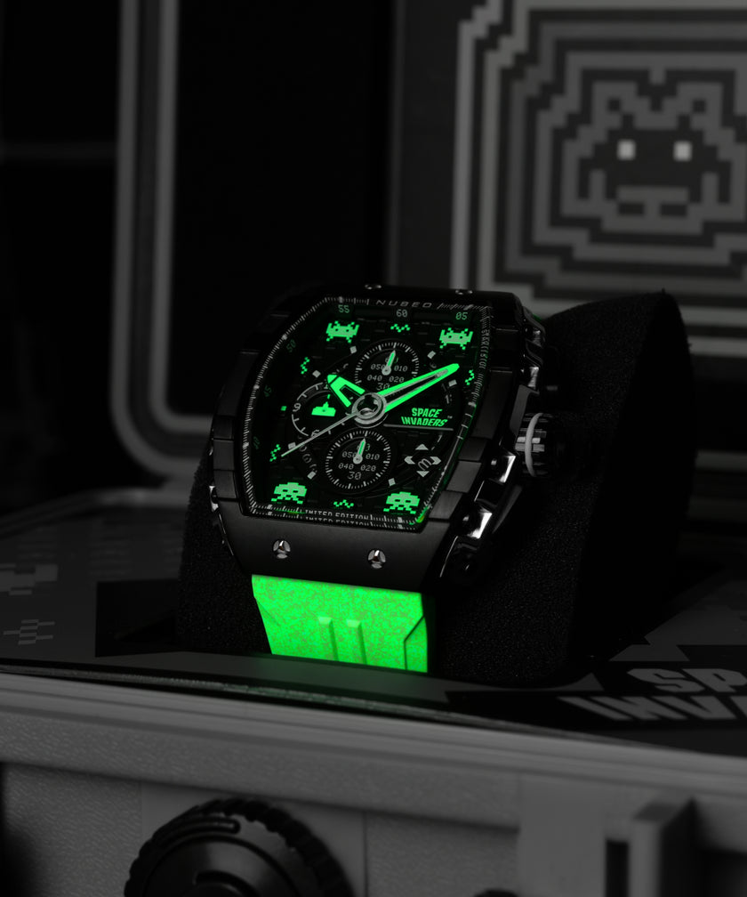 Lunar Black | Magellan Chronograph Space Invaders Limited Edition ...