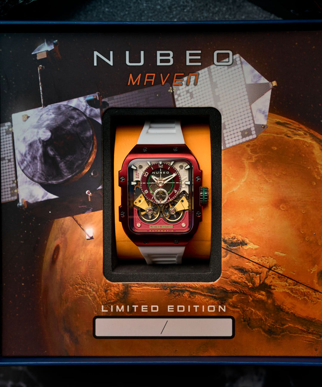 Prune Red | Maven Automatic Limited Edition – Nubeo Watches
