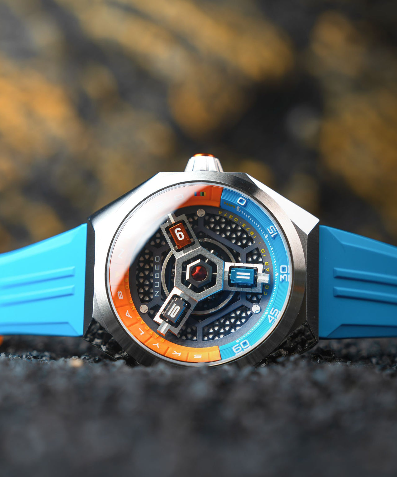 Orange Blue | Skylab Automatic Limited Edition – Nubeo Watches