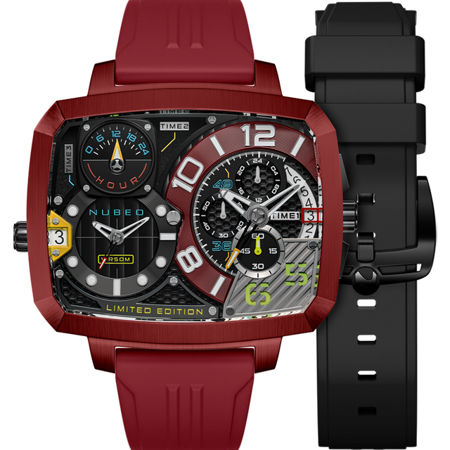 ODYSSEY TRIPLE TIME ZONE CHRONOGRAPH LIMITED EDITION – Nubeo Watches