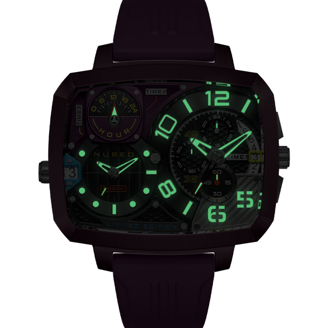 ODYSSEY TRIPLE TIME ZONE CHRONOGRAPH LIMITED EDITION – Nubeo Watches
