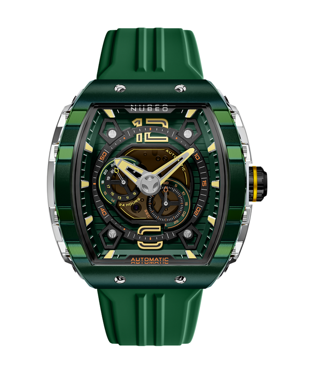 Dark Green | Magellan 24H Automatic – Nubeo Watches