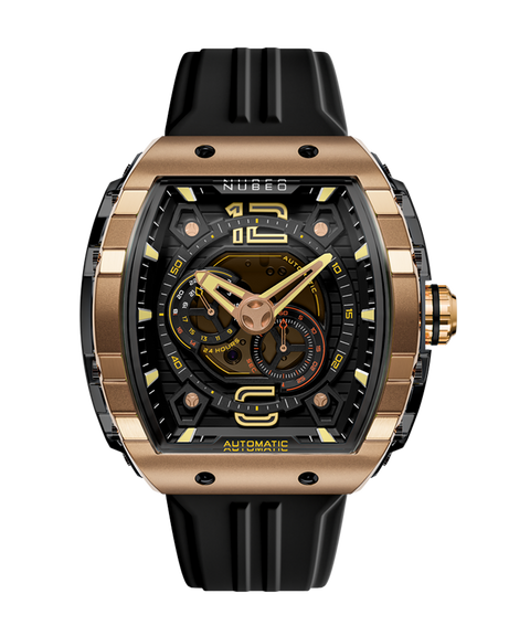Rose Gold | Magellan 24H Automatic – Nubeo Watches