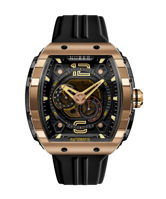 Rose Gold | Magellan 24H Automatic – Nubeo Watches