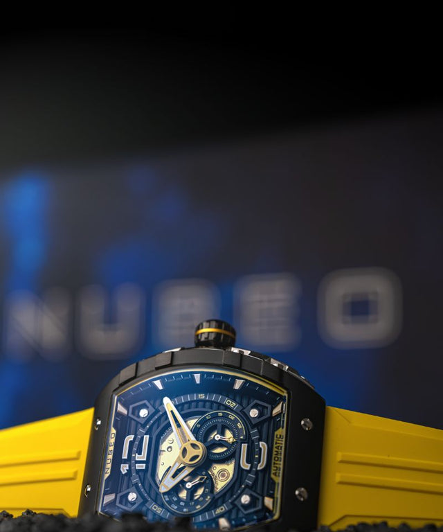 Yellow Black | Magellan 24H Automatic – Nubeo Watches