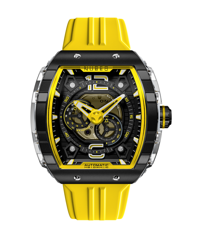 Yellow Black | Magellan 24H Automatic – Nubeo Watches