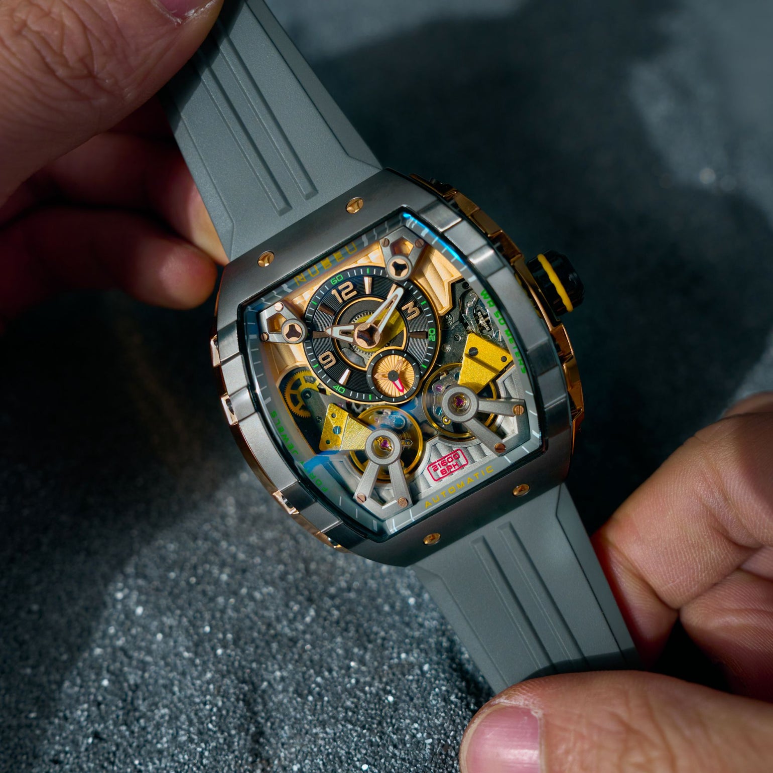 MAGELLAN DOUBLE BARREL AUTOMATIC – Nubeo Watches