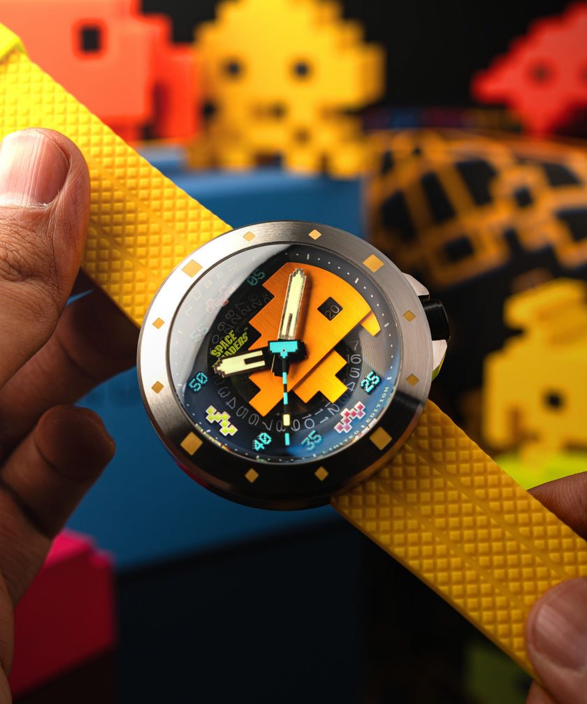 Retro Yellow | Cassini Automatic Space Invaders Limited Edition – Nubeo ...