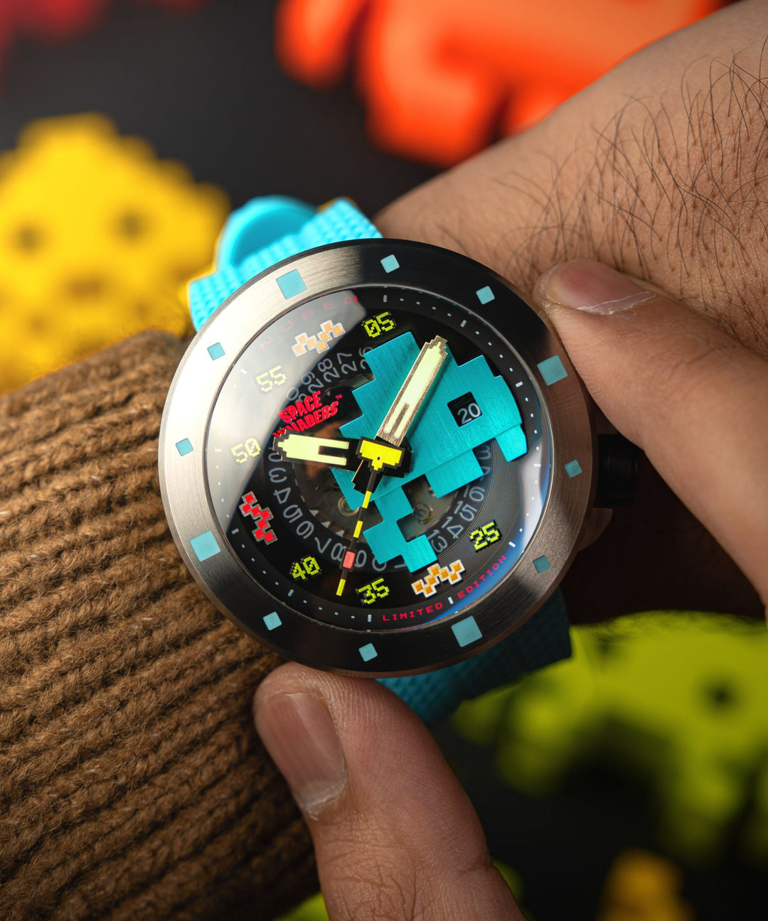 Blaster Blue | Cassini Automatic Space Invaders Limited Edition – Nubeo ...
