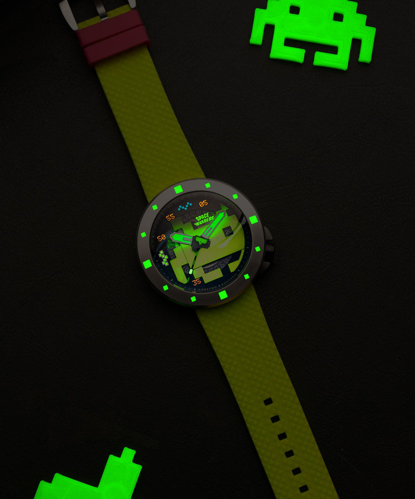 Laser Green | Cassini Automatic Space Invaders Limited Edition – Nubeo ...