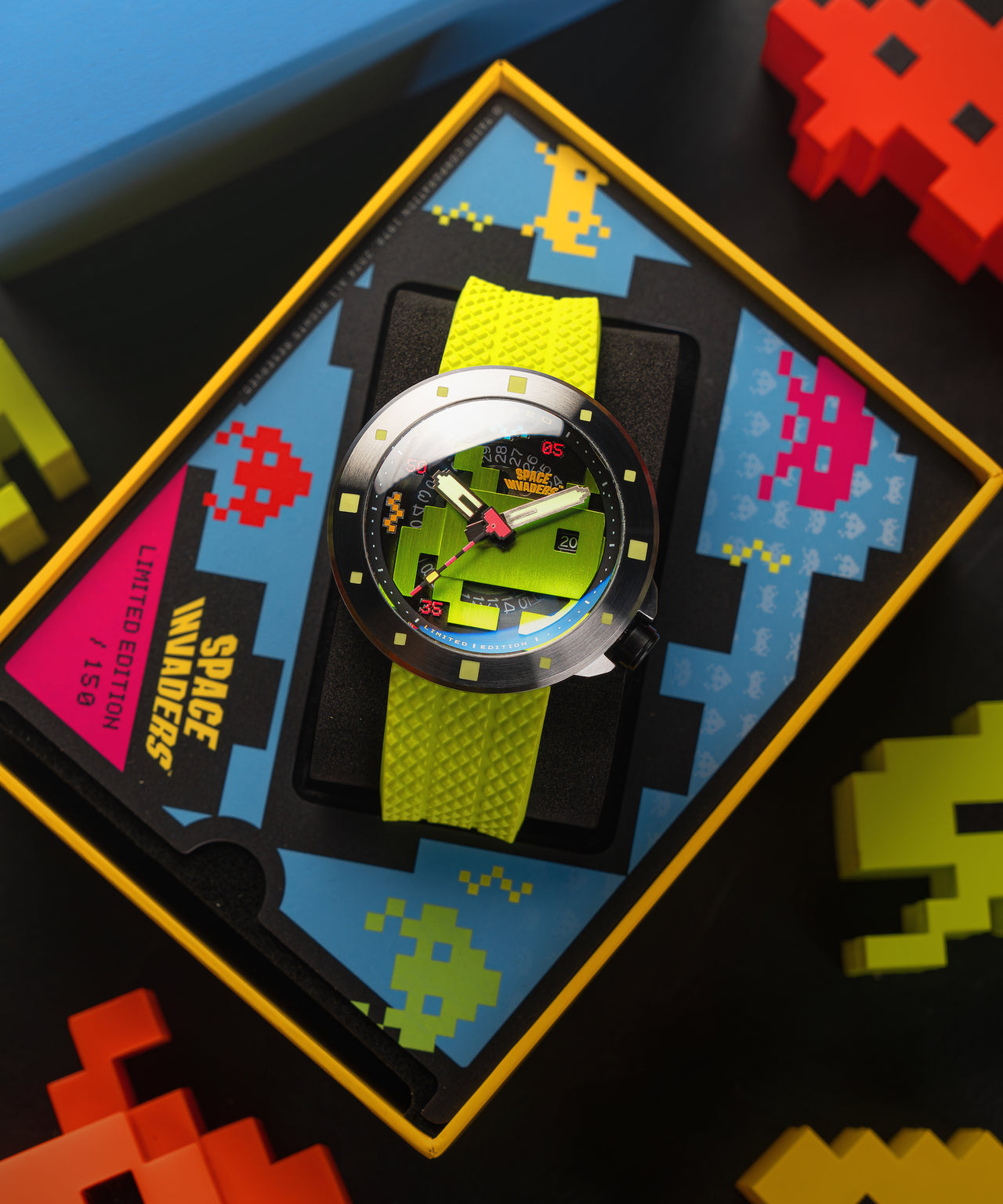 Laser Green | Cassini Automatic Space Invaders Limited Edition – Nubeo ...