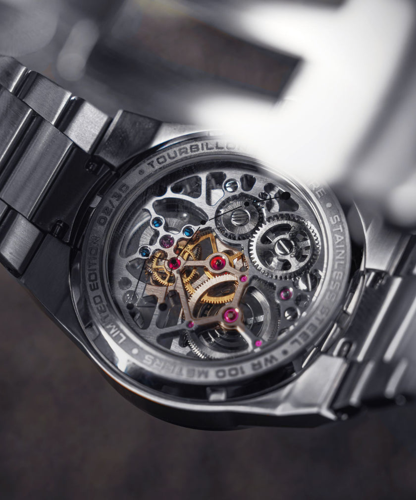 Aura Black | Polaris Tourbillon Limited Edition – Nubeo Watches