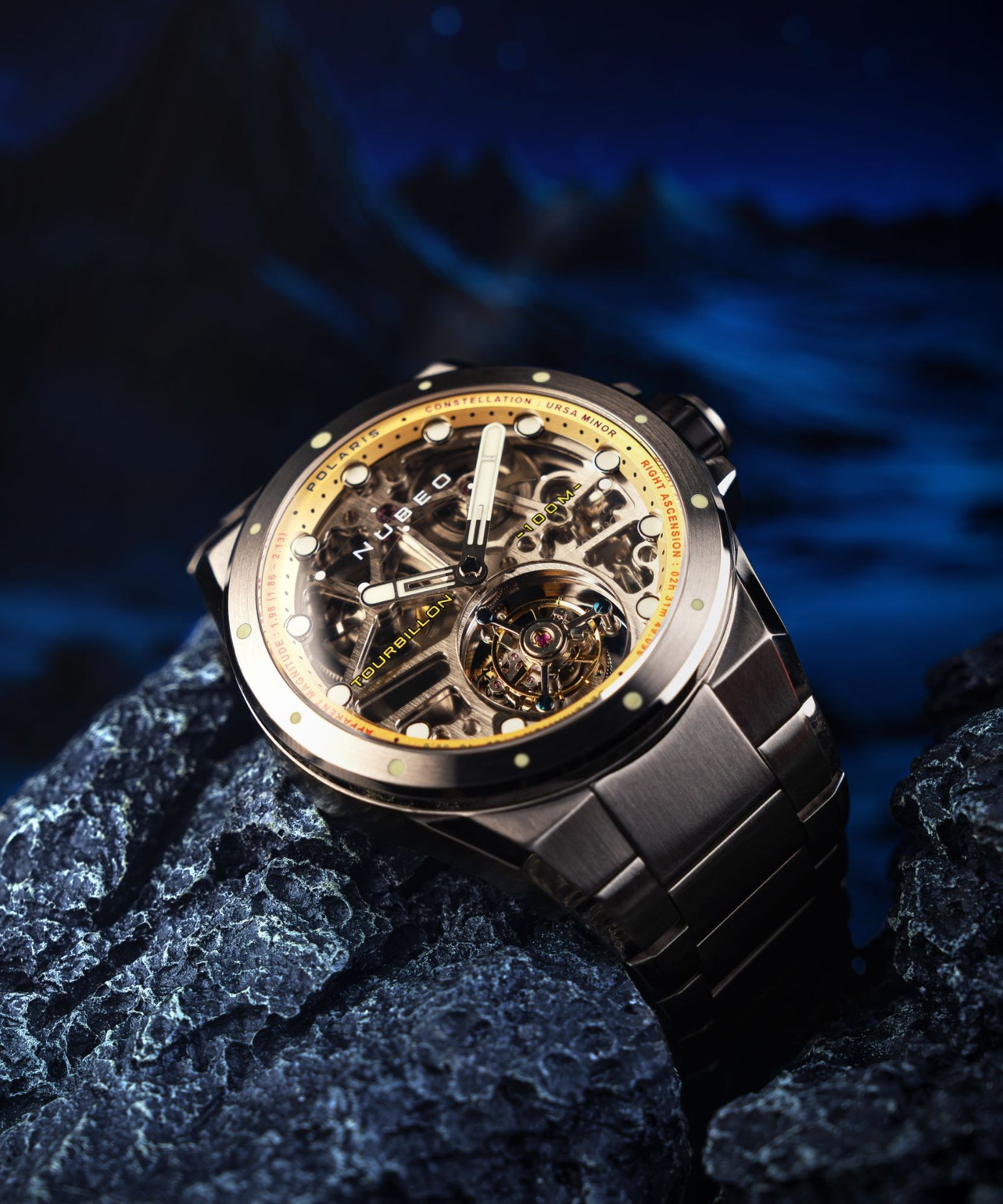 Sphere Silver | Polaris Tourbillon Limited Edition – Nubeo Watches