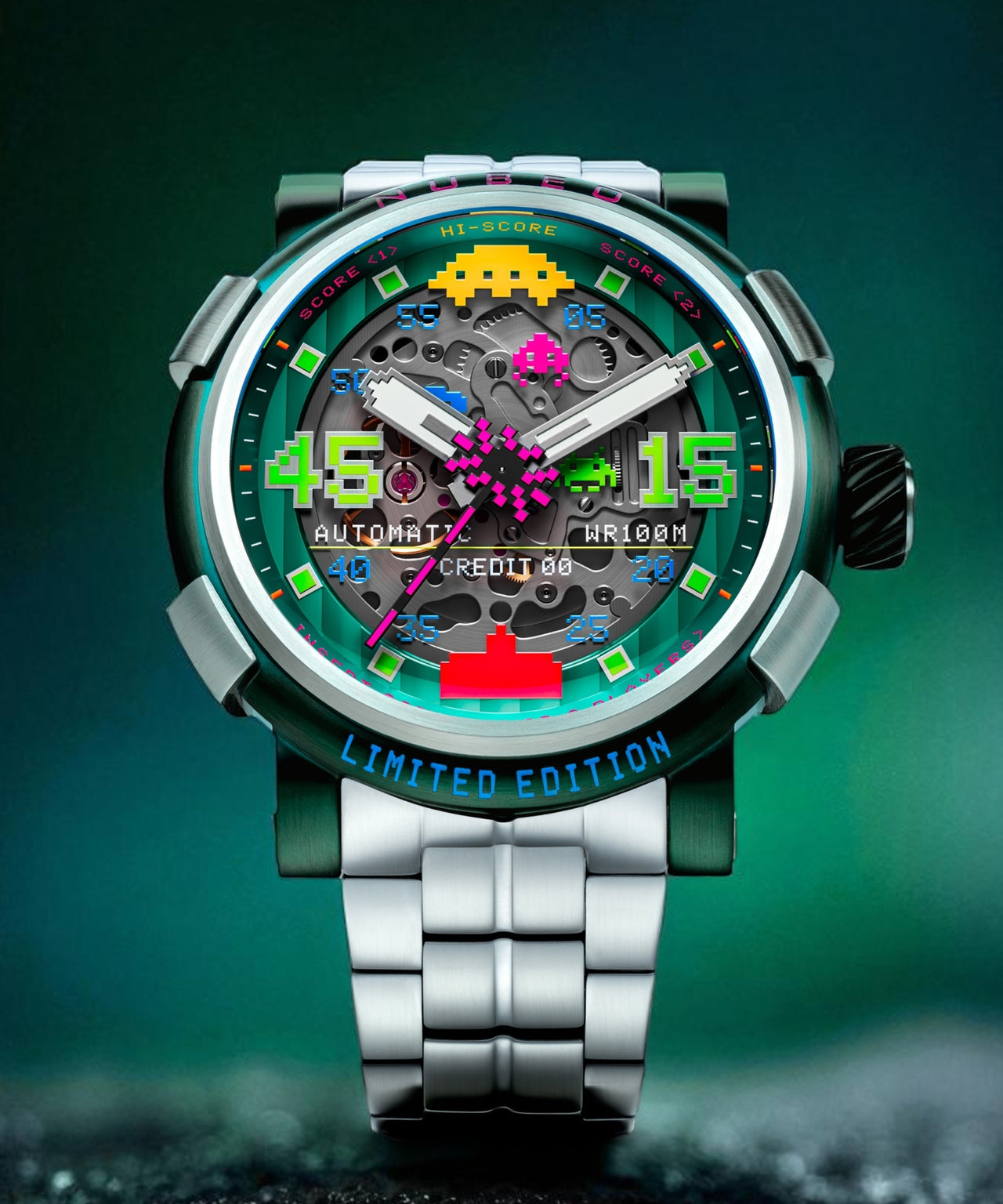 Laser Lime | Orion Automatic Limited Edition – Nubeo Watches