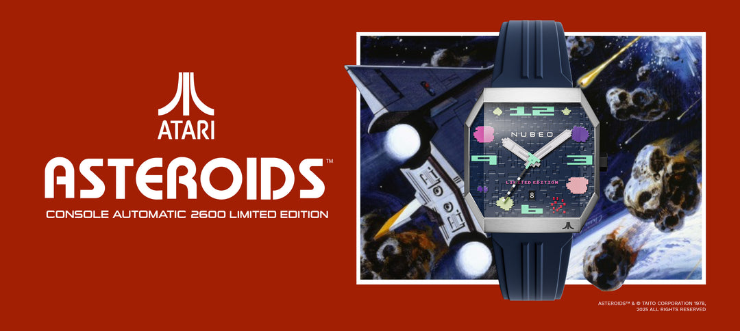CONSOLE AUTOMATIC ATARI ASTEROIDS 2600 LIMITED EDITION NB-6112 – Nubeo Watches