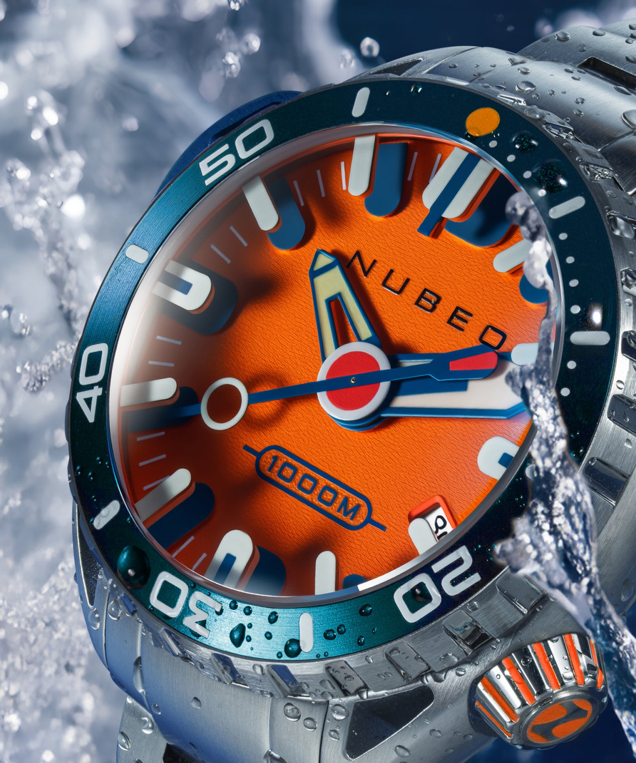 Blaze Orange | Aluminaut Automatic Limited Edition – Nubeo Watches