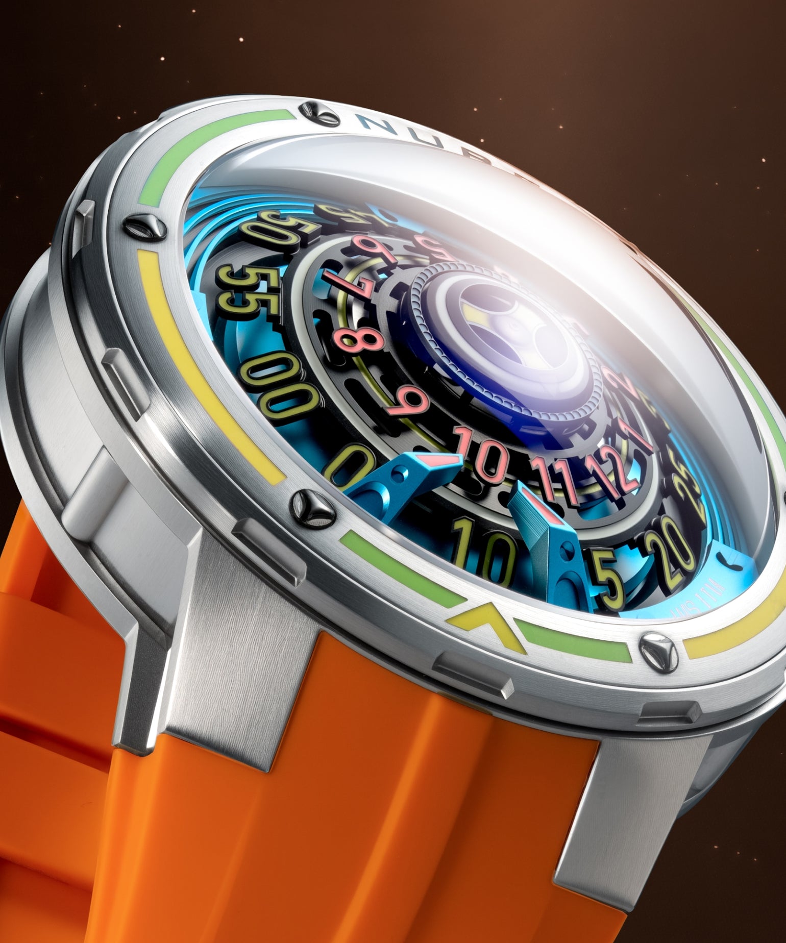 Solar Blaze | Orbiter Automatic Limited Edition – Nubeo Watches