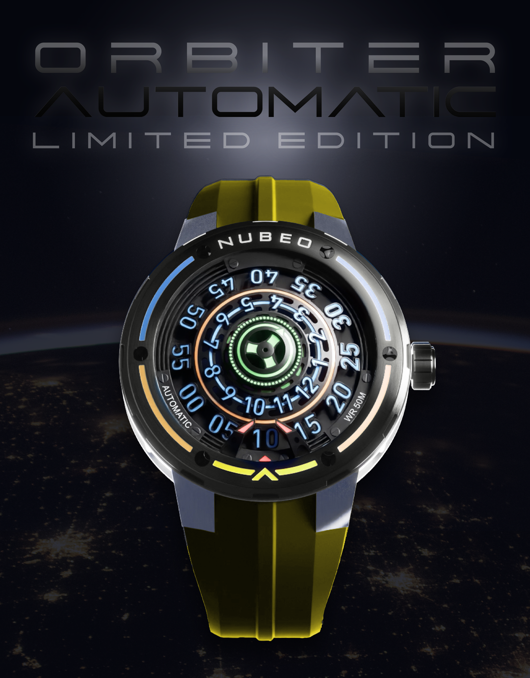 Orbiter Automatic Limited Edition New Colors NB-6117 – Nubeo Watches