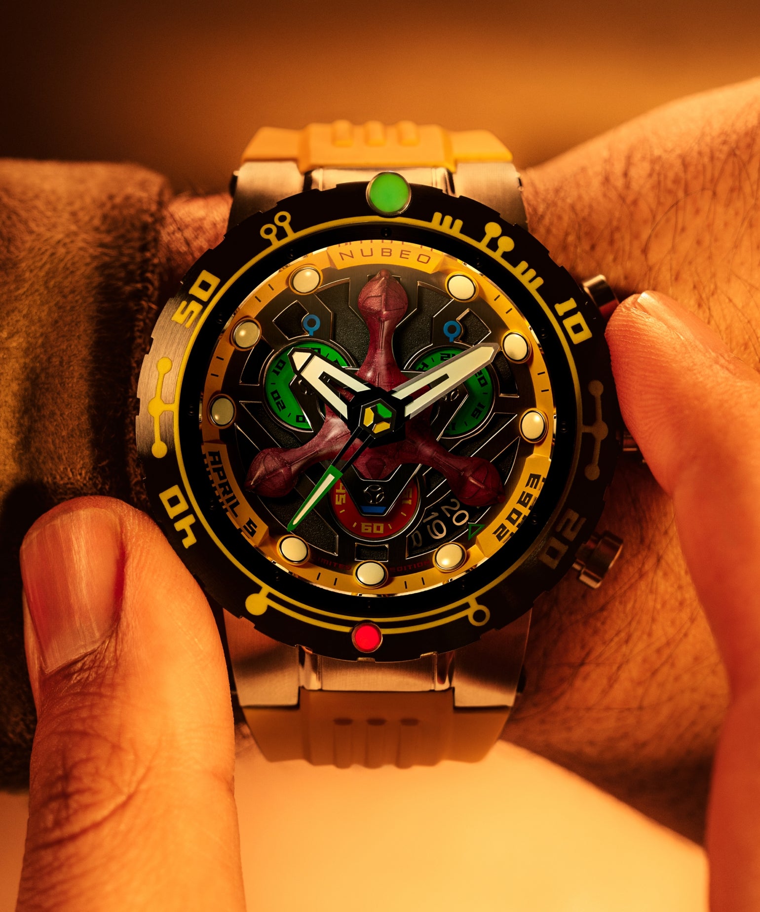 Celestial Yellow | Opportunity Chronograph Star Trek First Contact Day ...