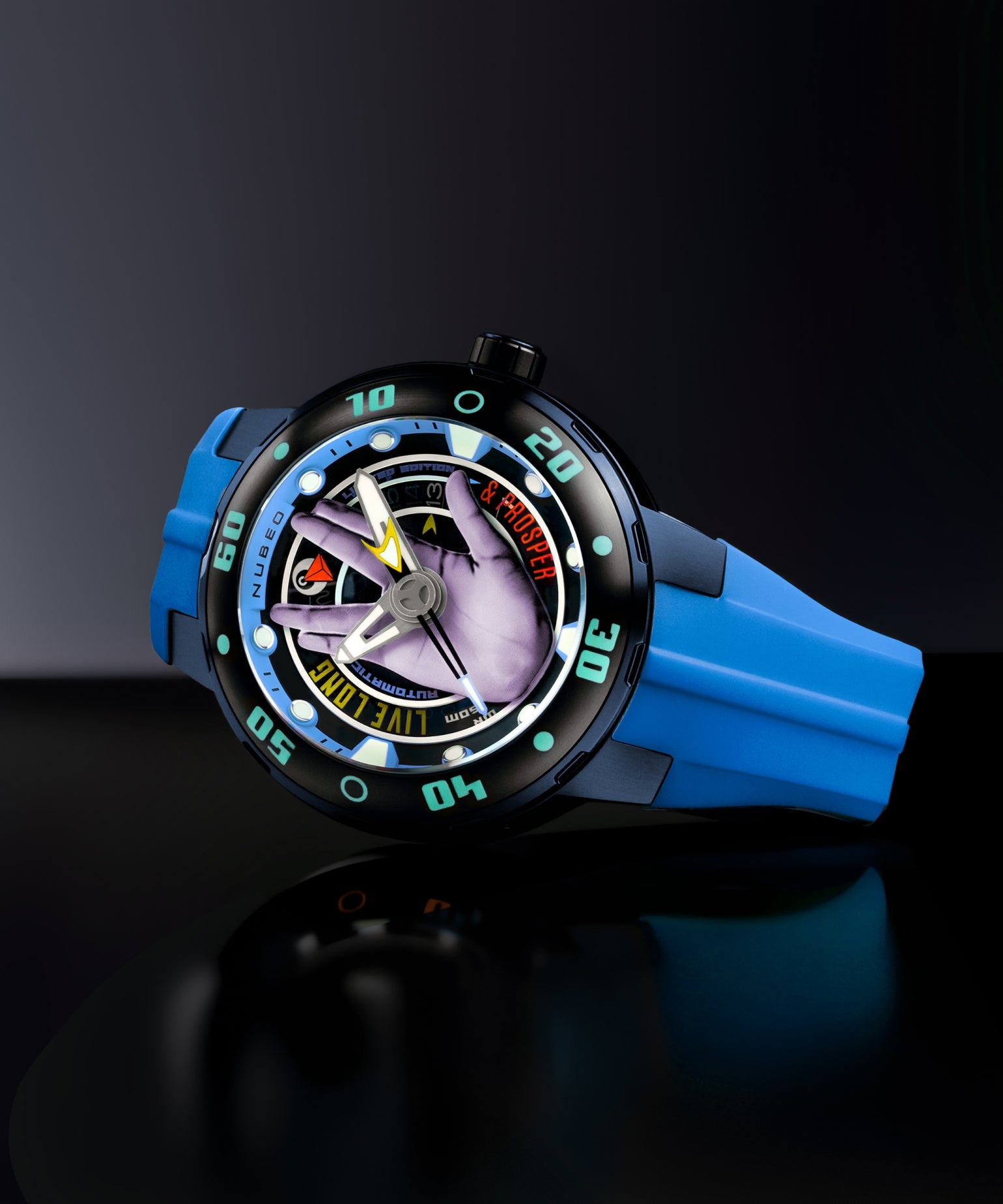 Vulcan Blue | Mariner Automatic Star Trek Live Long & Prosper Limited ...
