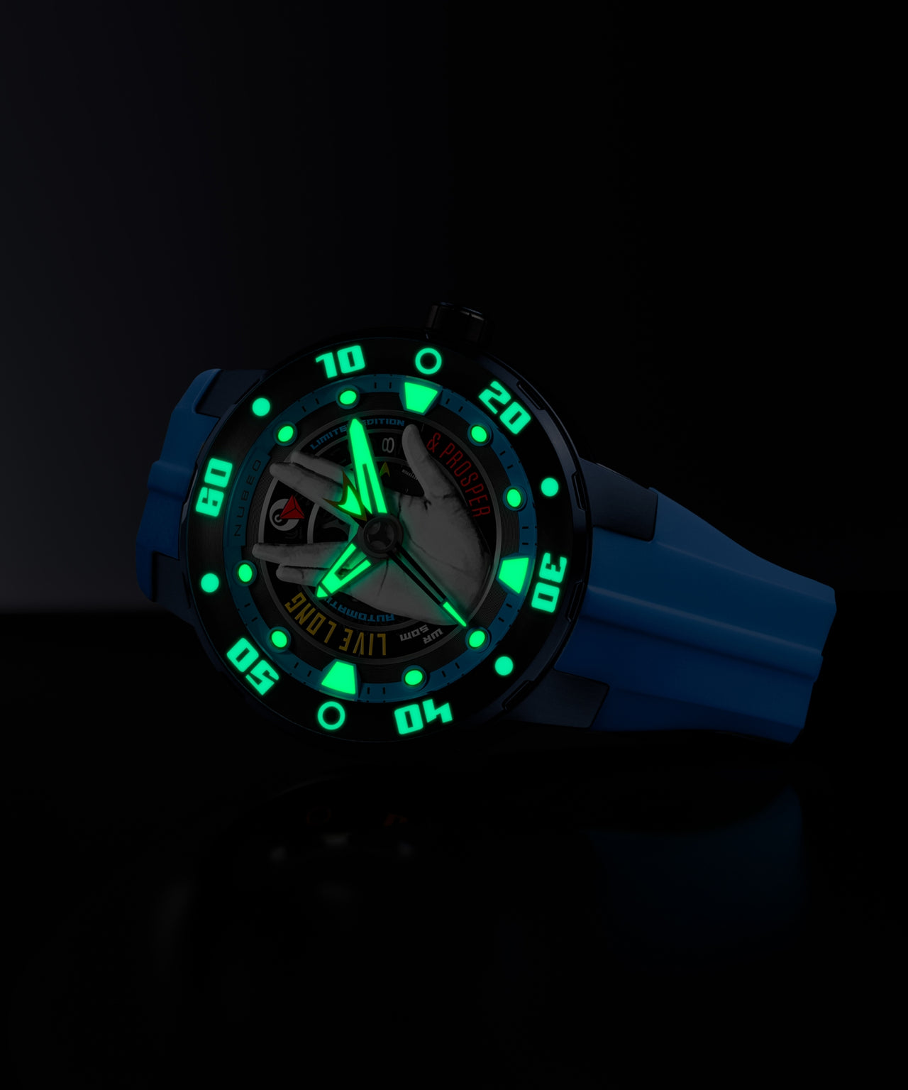 Vulcan Blue | Mariner Automatic Star Trek Live Long & Prosper Limited ...