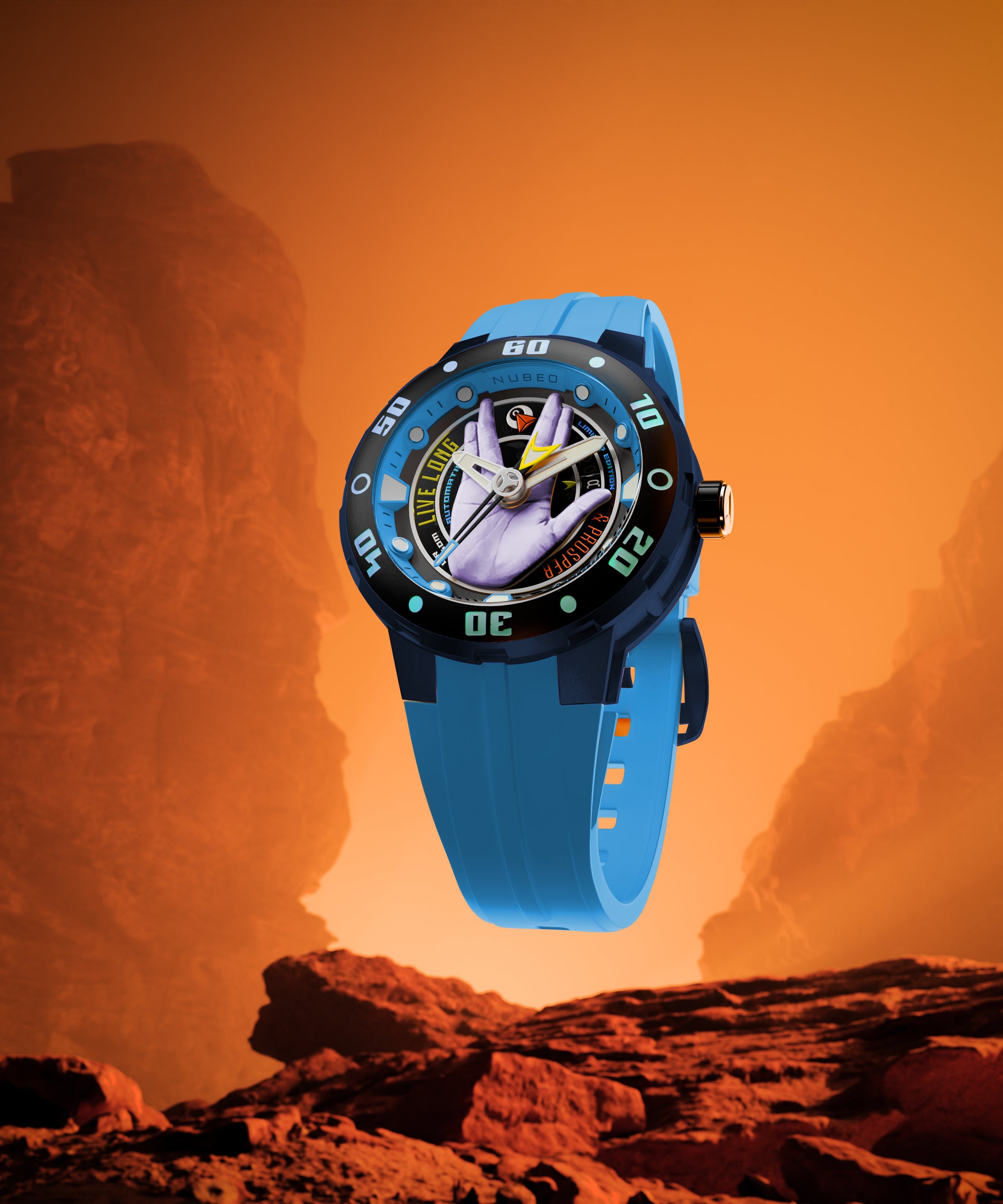 Vulcan Blue | Mariner Automatic Star Trek Live Long & Prosper Limited ...