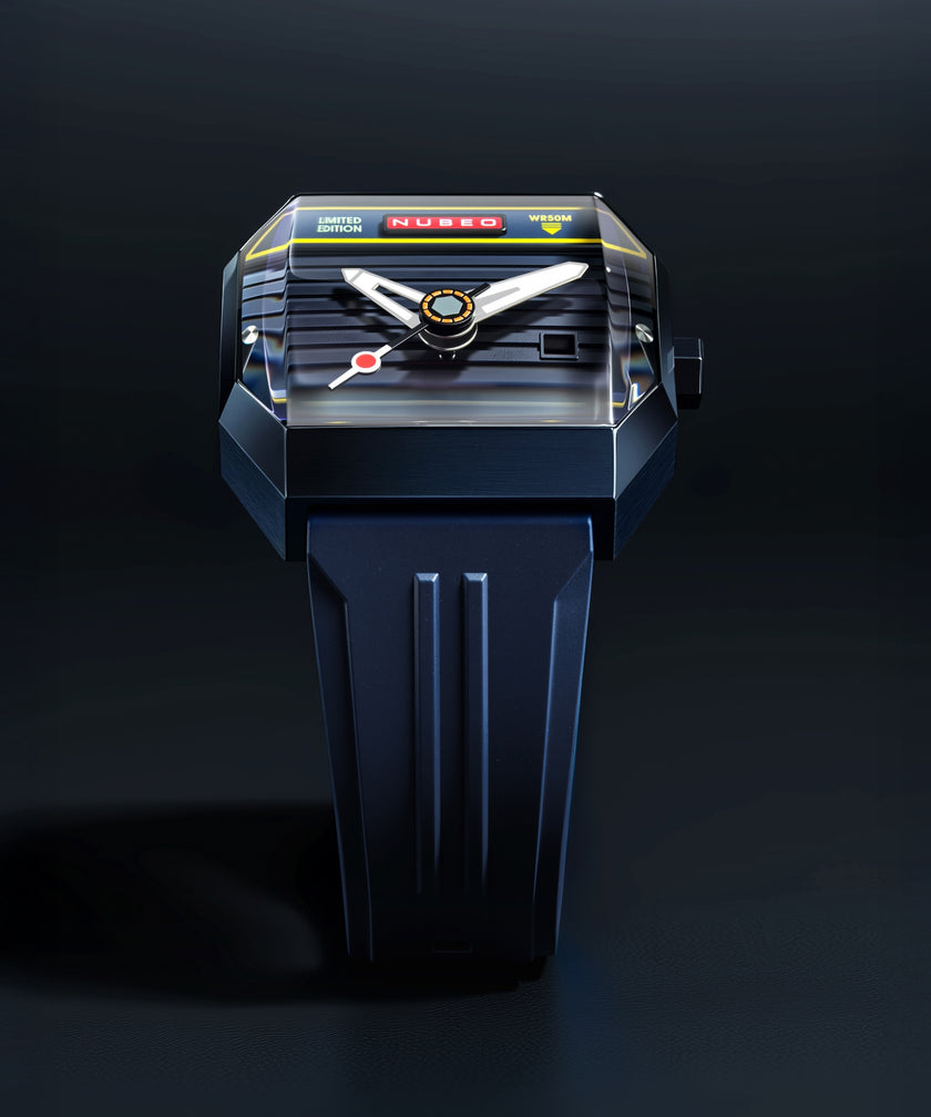 Binary Blue | Console Automatic Atari 2600 Limited Edition – Nubeo Watches