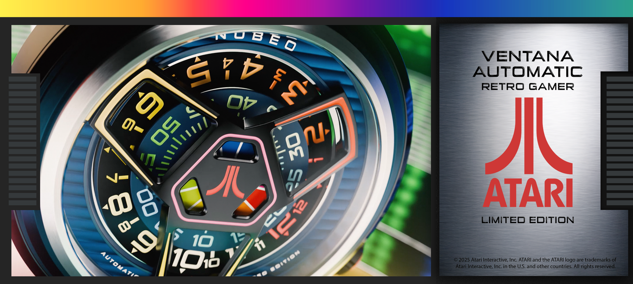 Ventana Automatic Atari Retro Gamer Limited Edition NB-6125 – Nubeo Watches