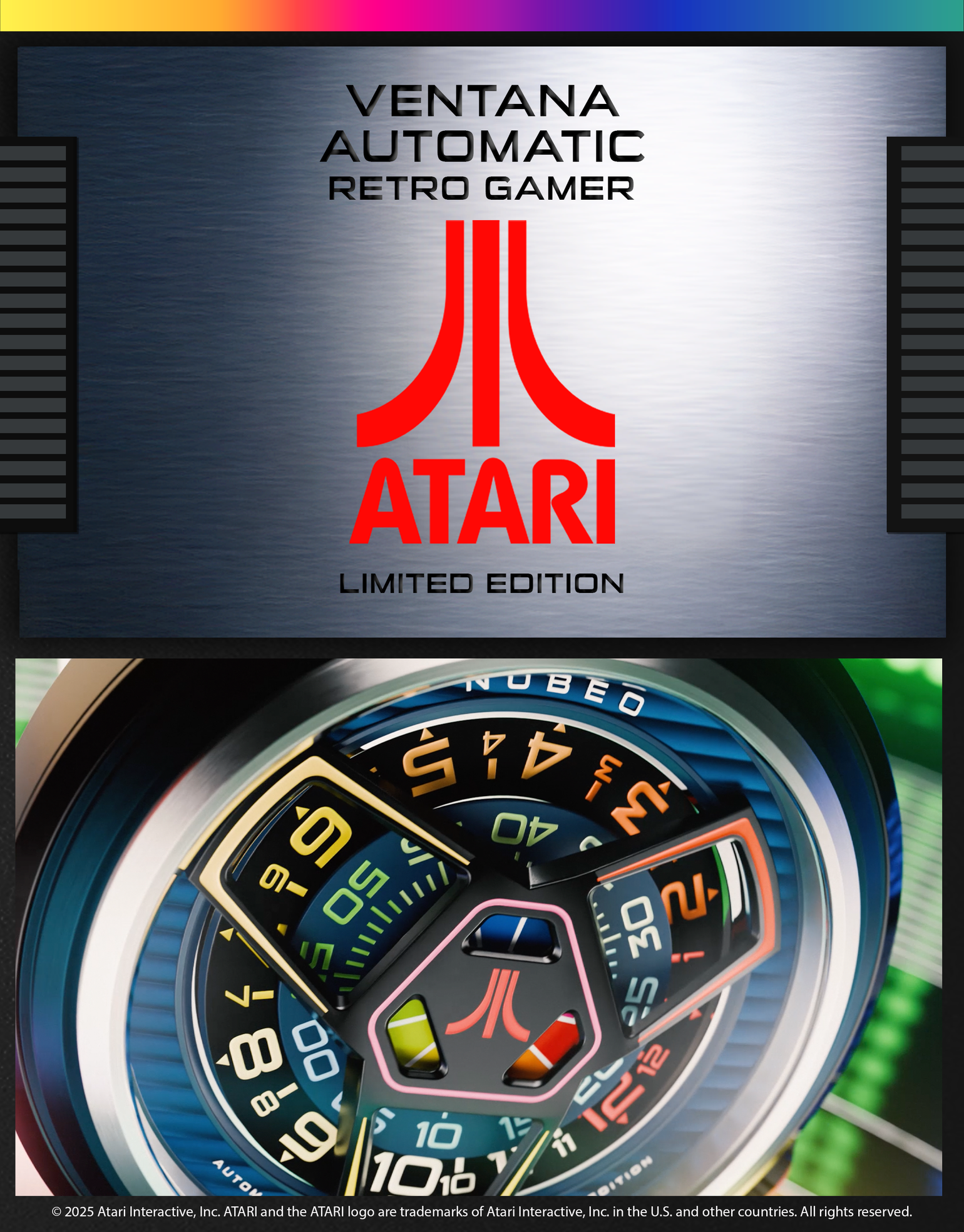 Ventana Automatic Atari Retro Gamer Limited Edition NB-6125 – Nubeo Watches