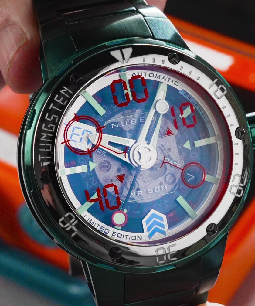 Mars Green | Mariner 9 Automatic Limited Edition – Nubeo Watches