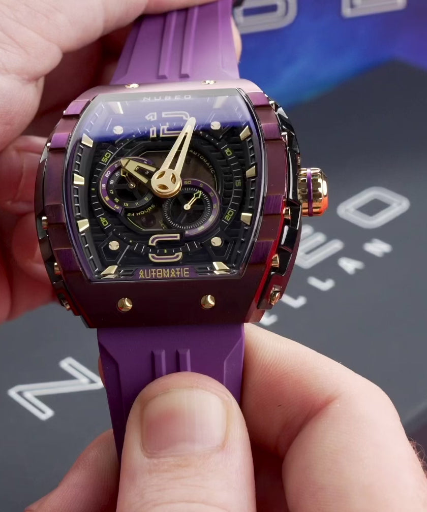 Deep Purple | Magellan 24H Automatic – Nubeo Watches