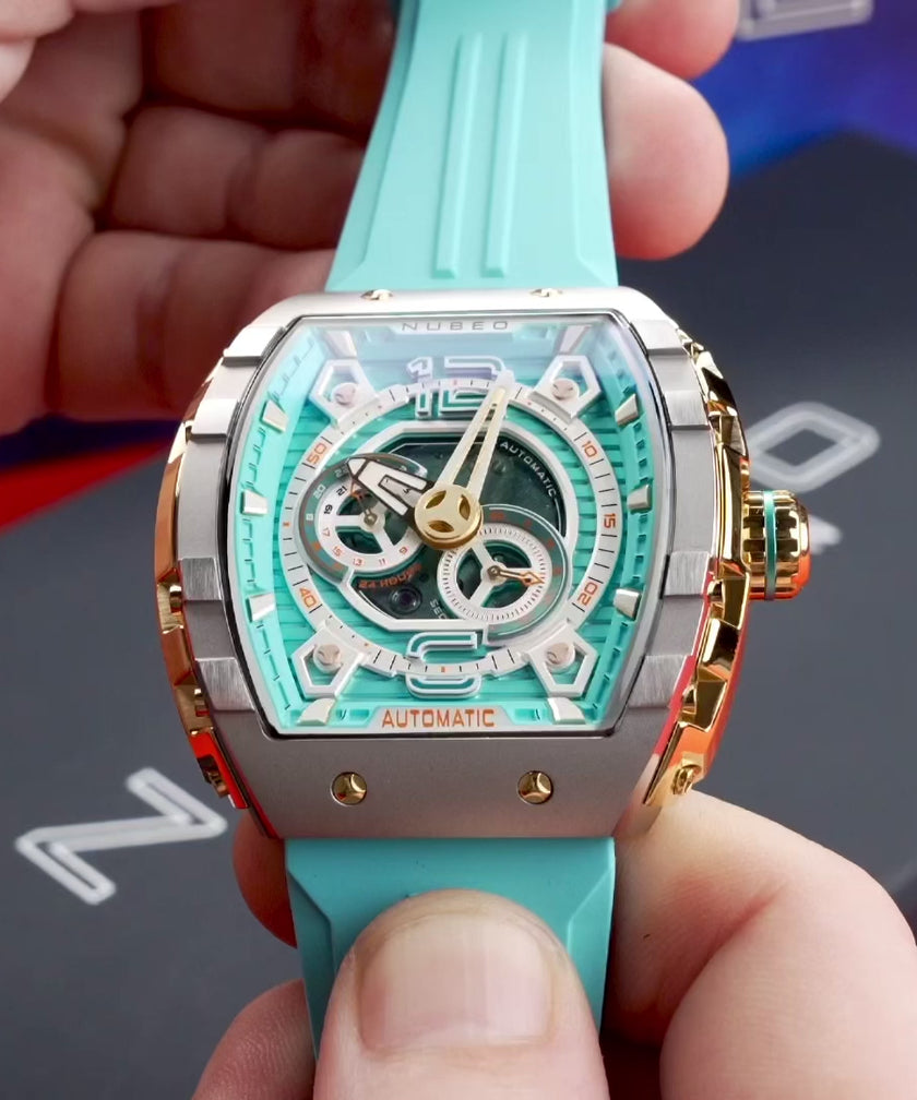 City Blue | Magellan 24H Automatic – Nubeo Watches