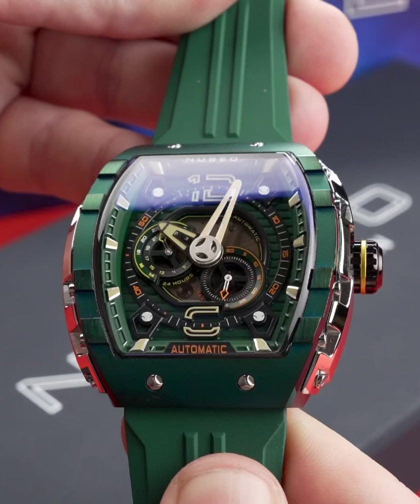 Dark Green | Magellan 24H Automatic – Nubeo Watches