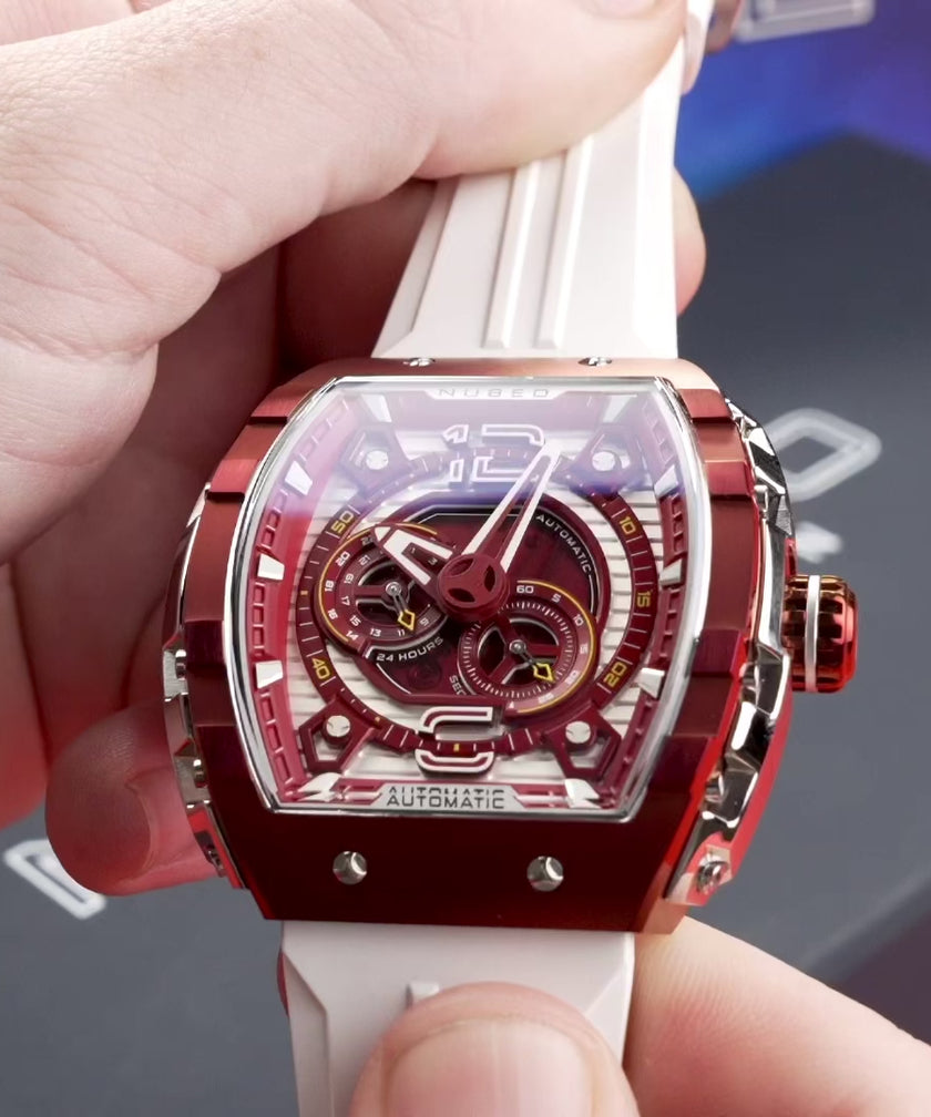 Crimson Rose | Magellan 24H Automatic – Nubeo Watches